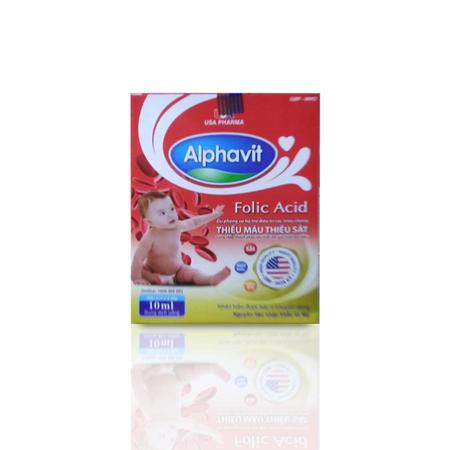 Alphavit Folic Acid hộp 20 ống x 10ml USA