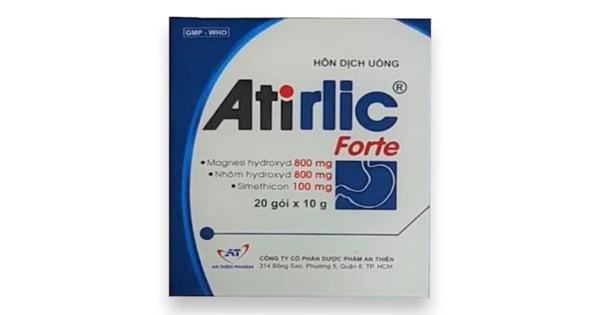 Atirlic Forte: Giải pháp hiệu quả cho chứng ợ nóng, ợ chua, đau dạ dày ...