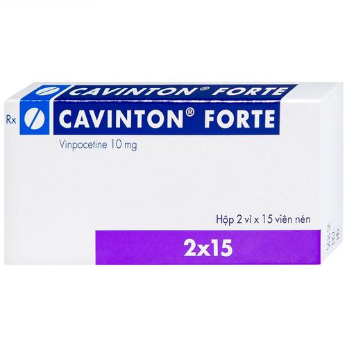 Cavinton Forte 10mg: Thuốc điều trị rối loạn tuần hoàn máu não, cải ...