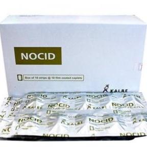 Nocid hộp 10 vỉ x 10 viên nén Indonesia
