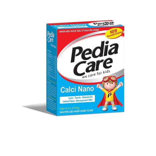 Pedia Care Calci Nano hộp 4 vỉ x 5 ống USA