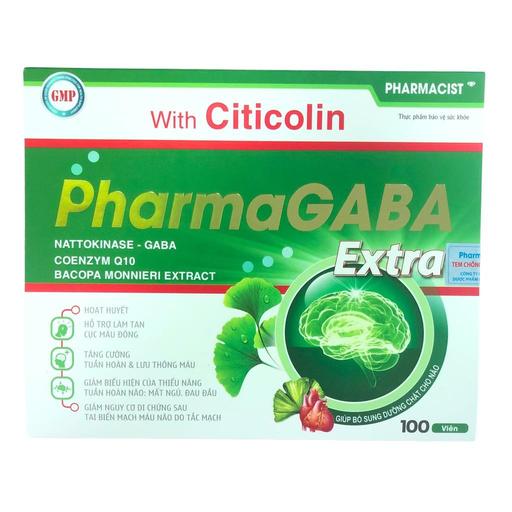PharmaGaba Extra hộp 10 vỉ x 10 viên Mediusa