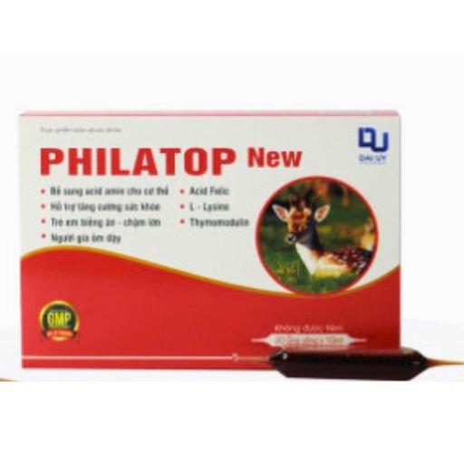 Philatop new thủy tinh thùng 40 hộp x 20 ống x 10ml Đại Uy