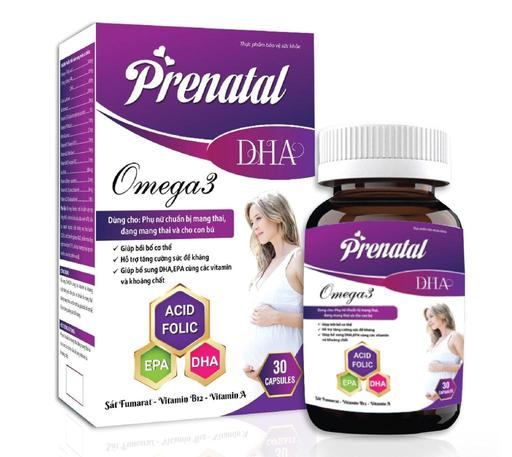 Prenatal DHA Omega 3 lọ 30 viên nang mềm Trường Thọ