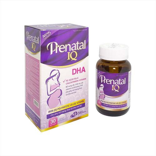 Prenatal IQ DHA hộp 1 lọ 30 viên nang Mediusa
