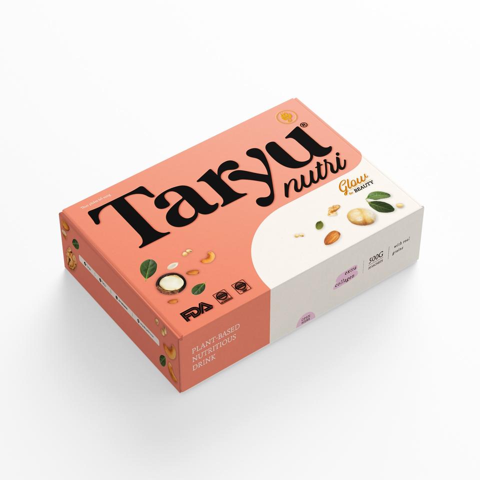 Sữa Hạt TARYU NUTRI GLOW – Hộp 20 gói - Bí Quyết Cho Sức Khỏe và Vẻ Đẹp Từ Bên Trong