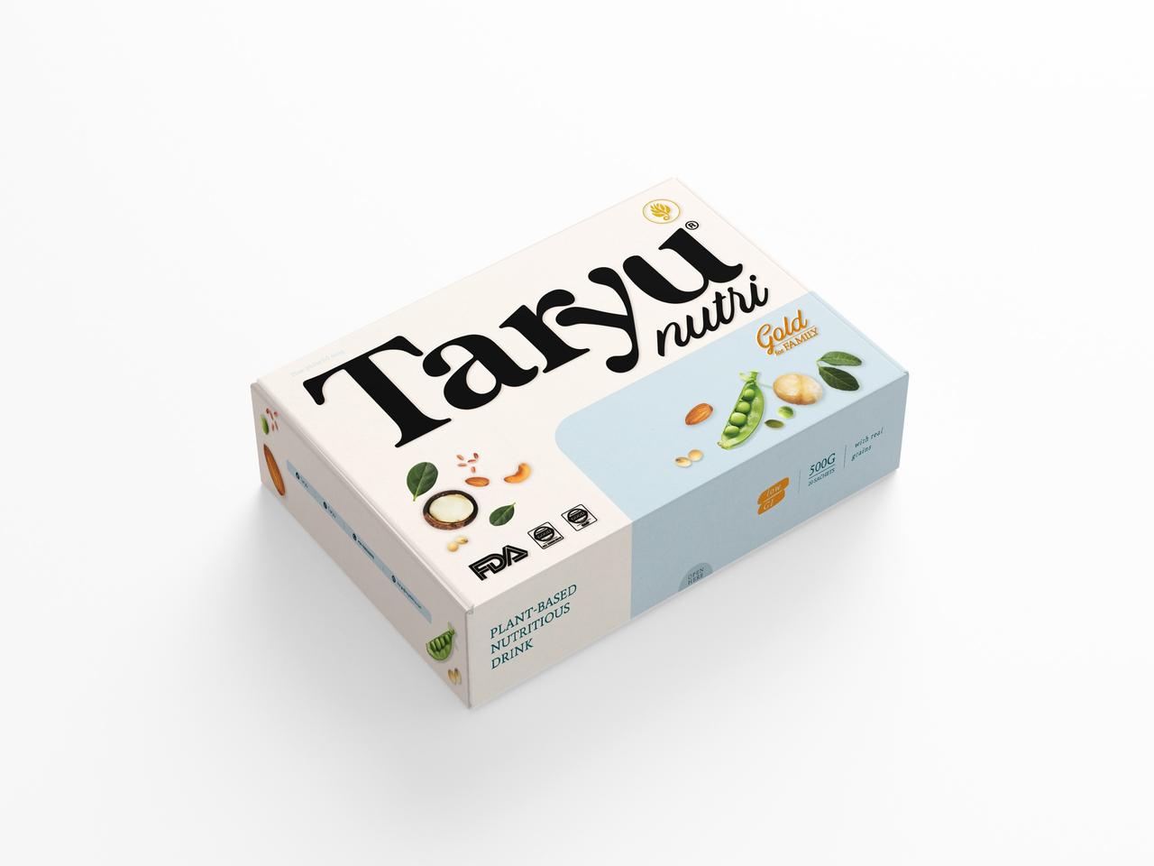Sữa hạt TARYU NUTRI GOLD - Hộp 20 gói - Dinh Dưỡng Hoàn Hảo Cho Sức Khỏe Toàn Diện