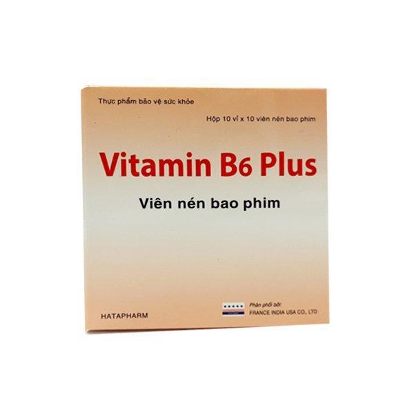 Vitamin B6 Plus hộp 10 vỉ x 10 nén bao phim Hà Tây