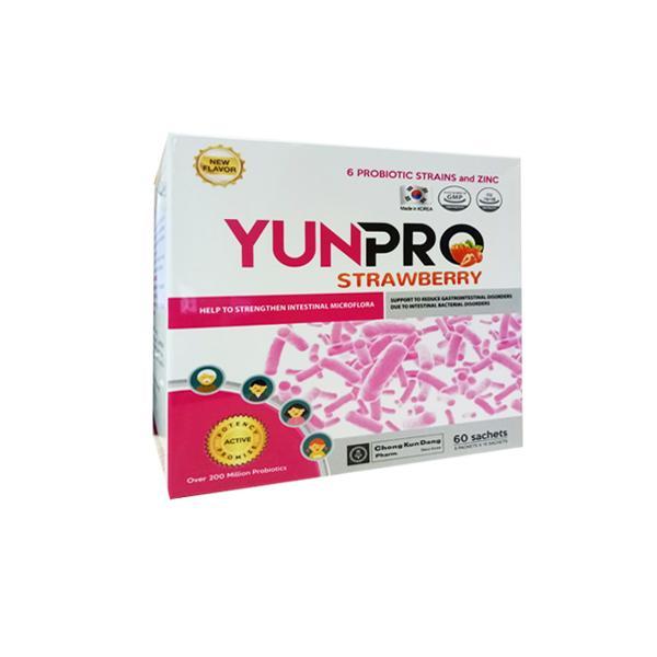 YunPro Strawberry Hộp 60 Gói x 2g Hàn Quốc